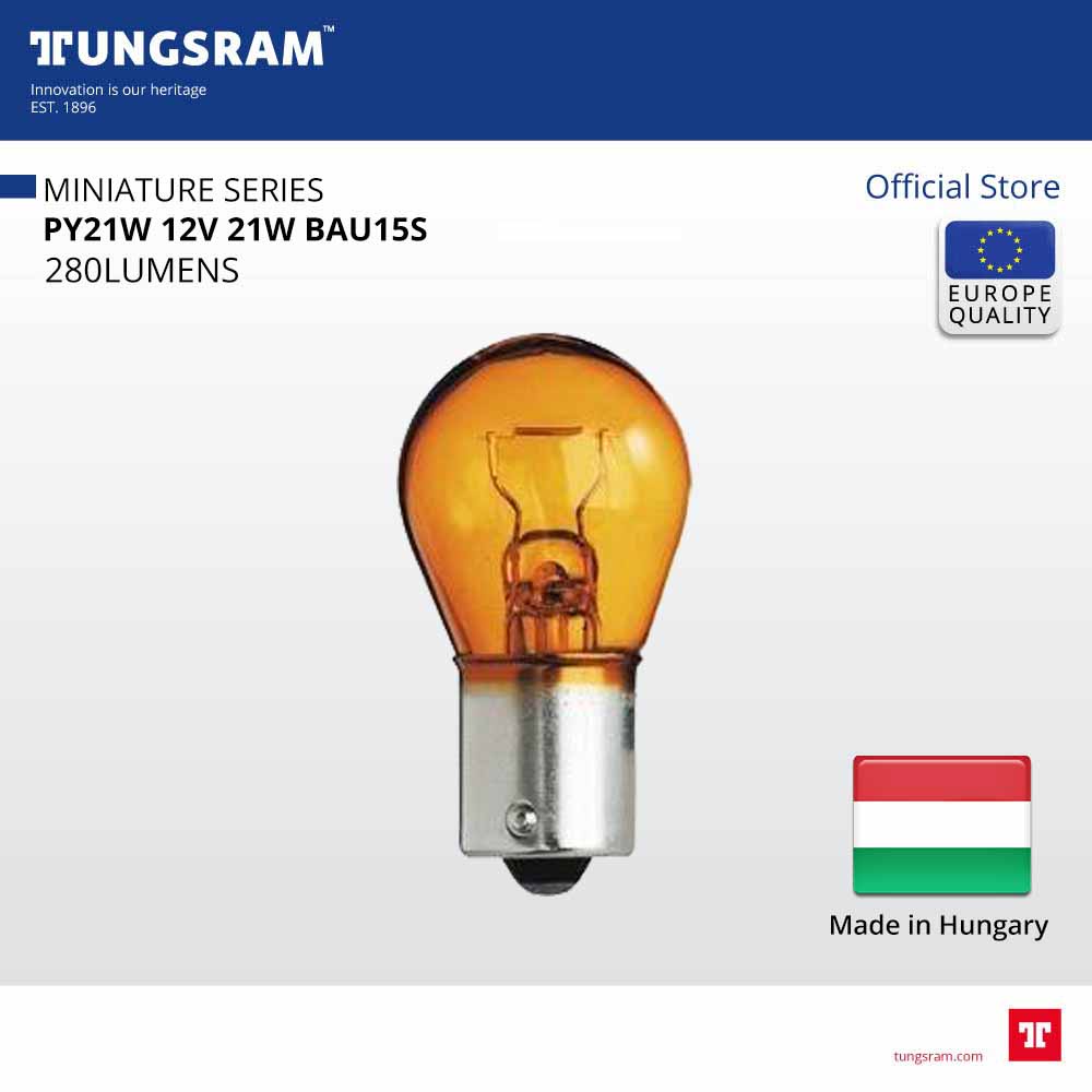 Jual Tungsram Bohlam Sein PY21W 12V 21W BAU15s | Shopee Indonesia