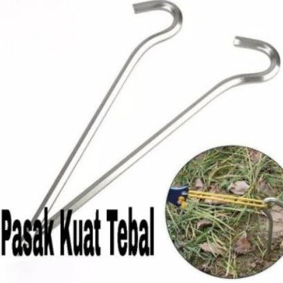Jual pasak tenda besi galvanis 3,4 mm | Shopee Indonesia