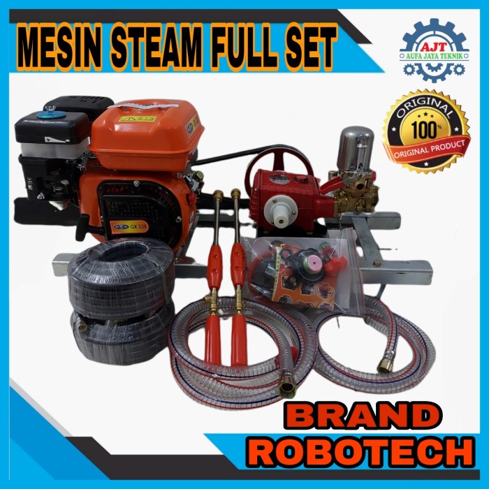 Jual mesin steam cuci Robotech RT22 full set | Shopee Indonesia