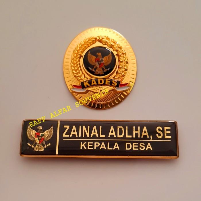 Jual Pin | Pin Kepala Desa Dan Papan Nama Kades Logo Garuda | Shopee ...