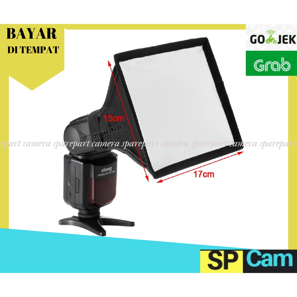 Jual SMALL UNIVERSAL SOFTBOX FLASH 15CM X 17CM (INCLUDE SOFTCASE ...