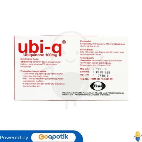 Jual UBI Q 100 MG BOX 30 KAPSUL | Shopee Indonesia