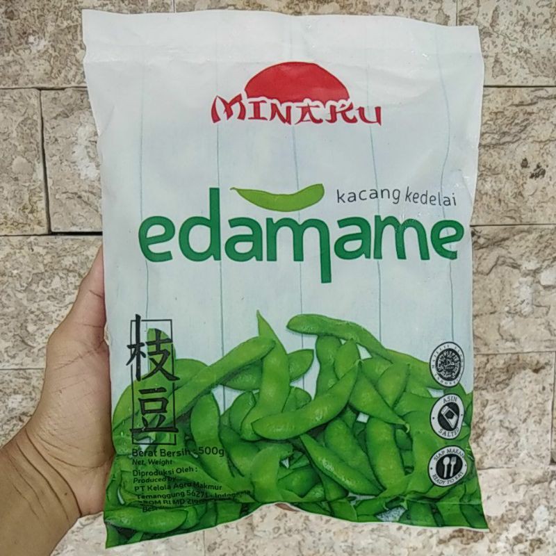 Jual Minaku Edamame Salted 500gram | Shopee Indonesia