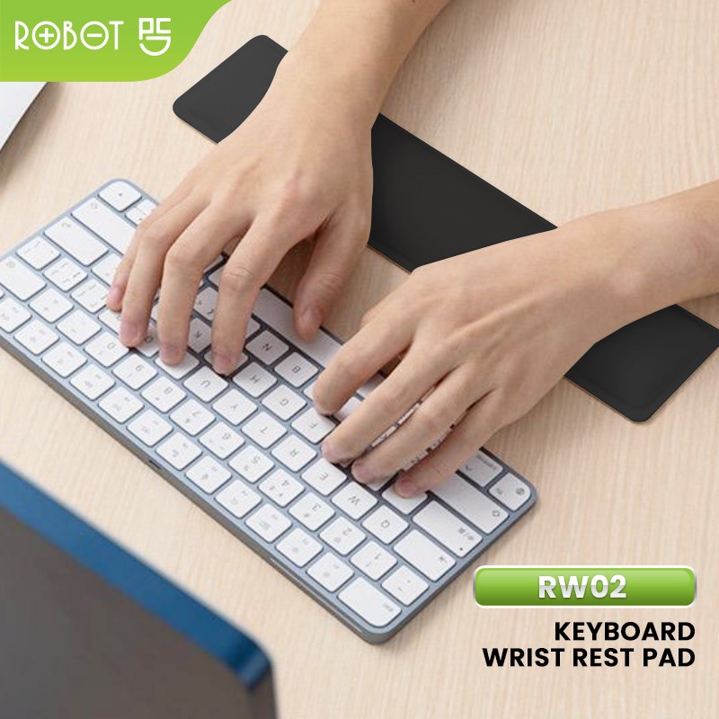 Jual Keyboard Wrist Rest Pad ROBOT RW02 Ergonomic Design PU Material ...