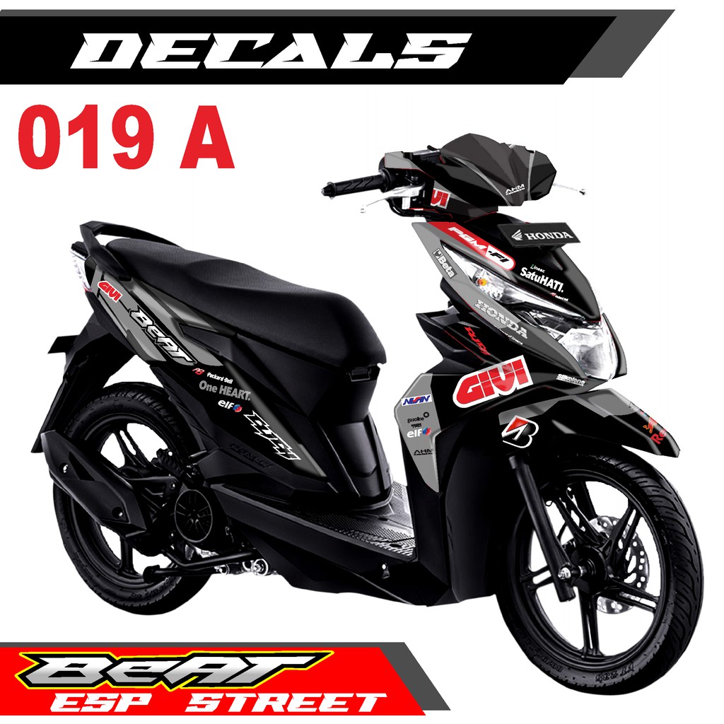 Jual Decal Sticker Beat Street Esp- Dekal Stiker striping beat STREET ...