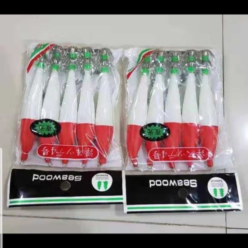 Jual umpan pancing cumi apollo seawood per pack/5pcs | Shopee Indonesia