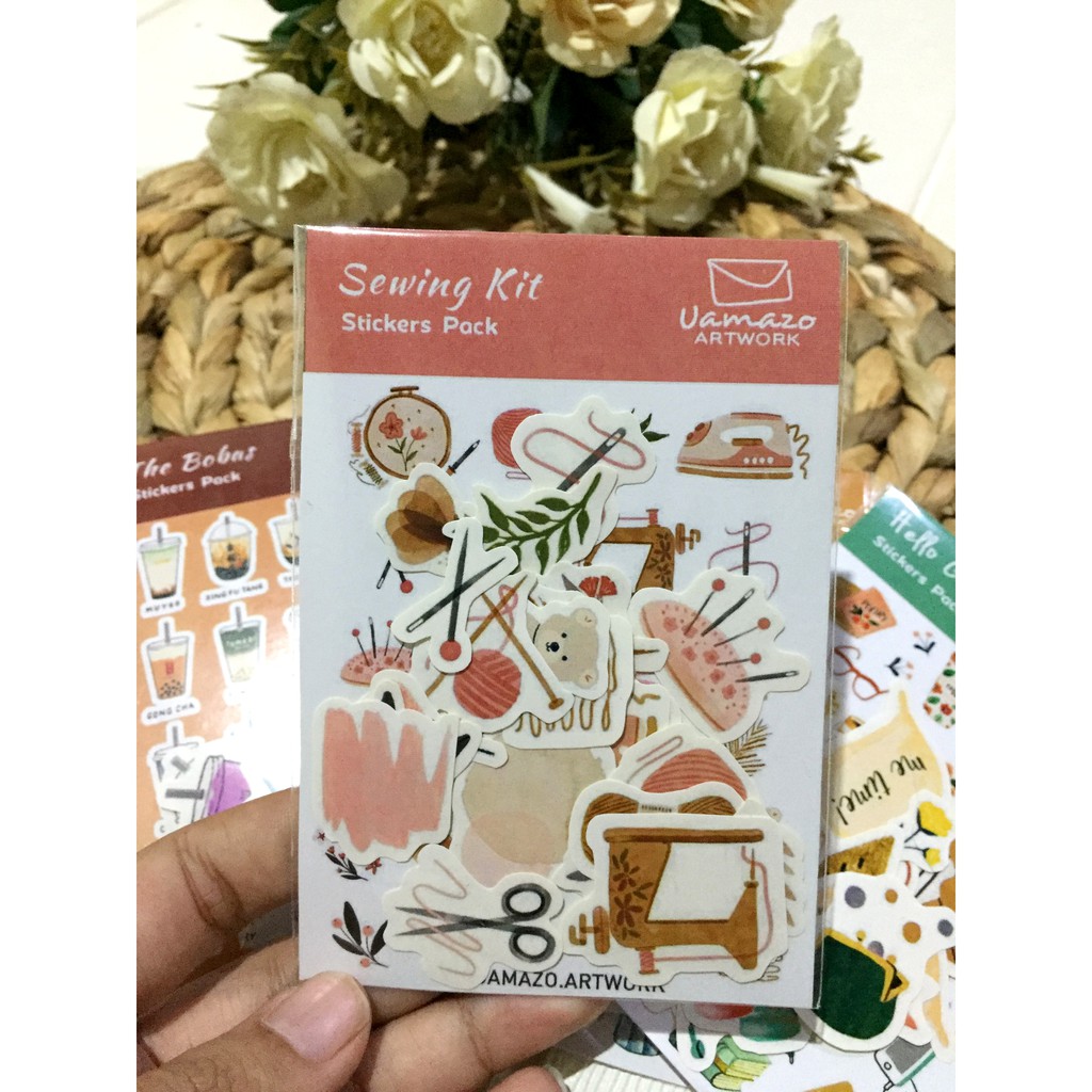 Jual Sticker Tumblr / Sewing Kit / Sticker Pack / Sticker Lucu ...