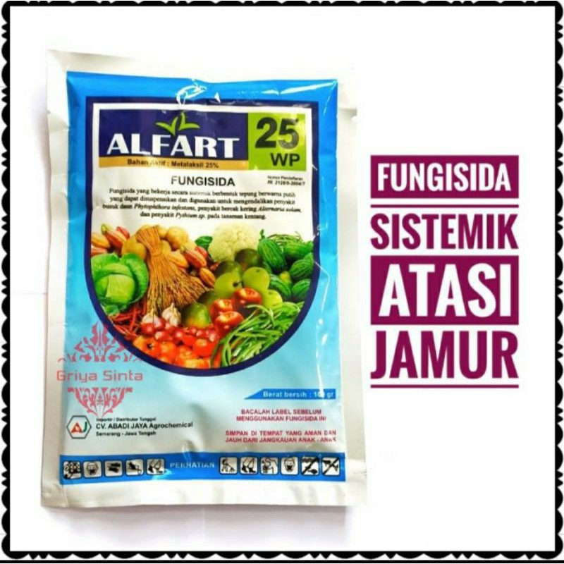 Jual ALFART BAHAN AKTIF METALAKSIL 25 WP FUNGISIDA SISTEMIK ATASI PENYAKIT JAMUR PADA TANAMAN ...