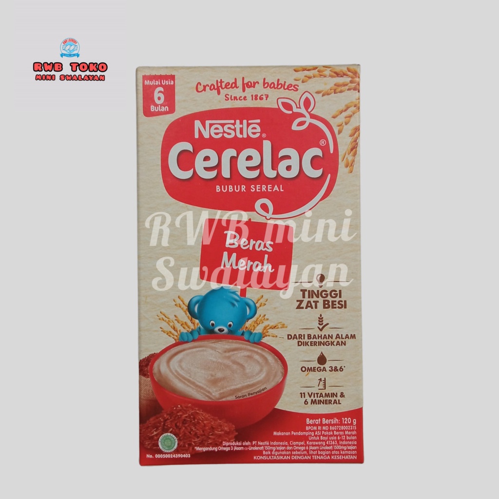Jual Nestle Cerelac 120gr Rasa Beras Merah | Kacang Hijau | Ayam Bawang ...