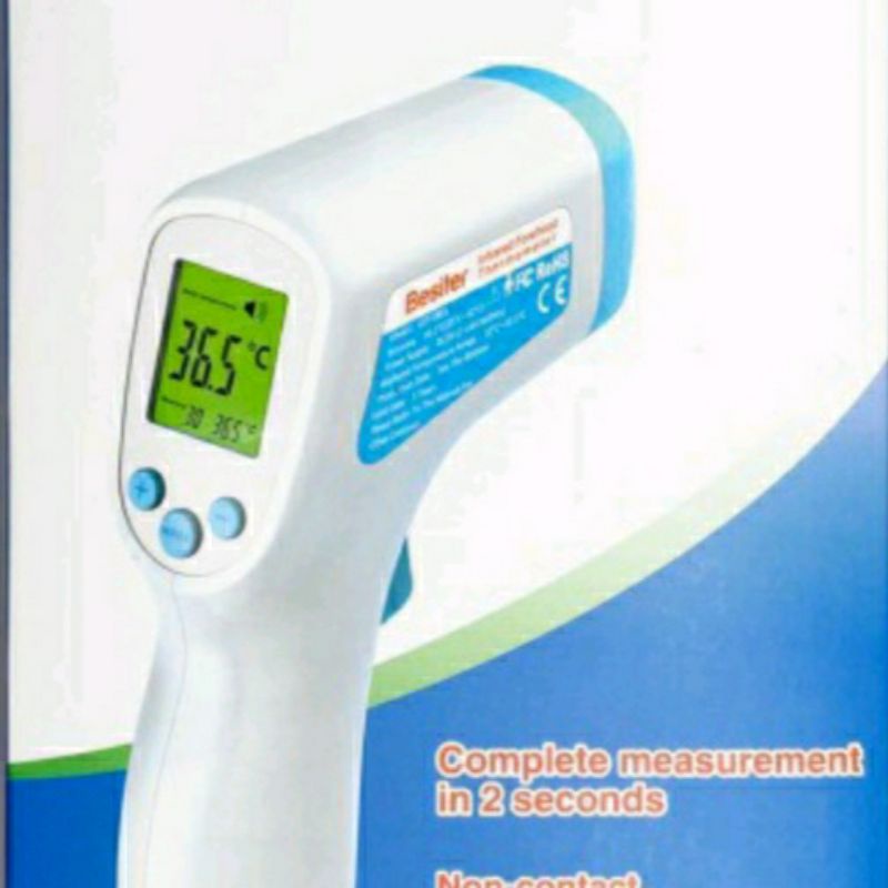 Jual THERMOGUN TERMOMETER INFRARED NON KONTAK THERMOMETER DIGITAL CEK ...