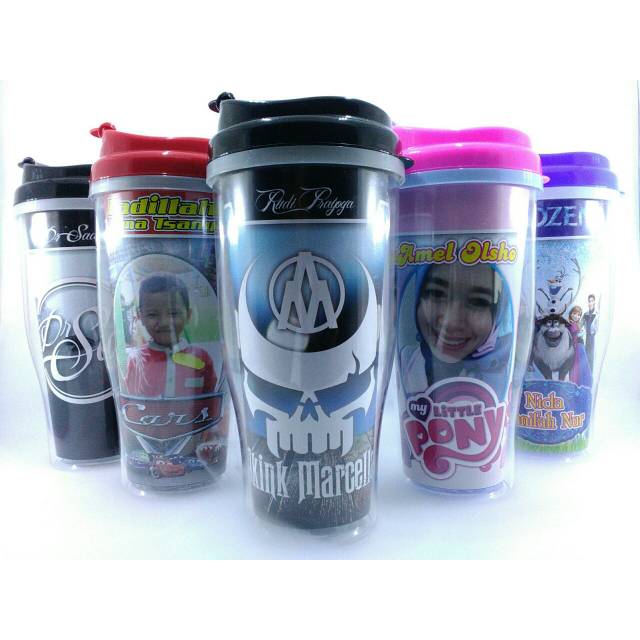 Jual Tumbler INSERT PAPER CUSTOM bisa Request Foto/Gambar | Shopee ...