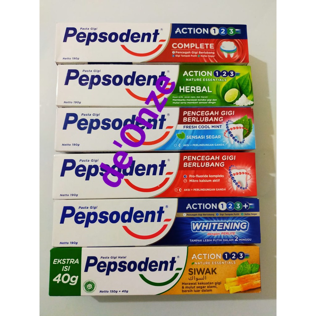 Jual Pepsodent Aneka Varian 190gr | Shopee Indonesia