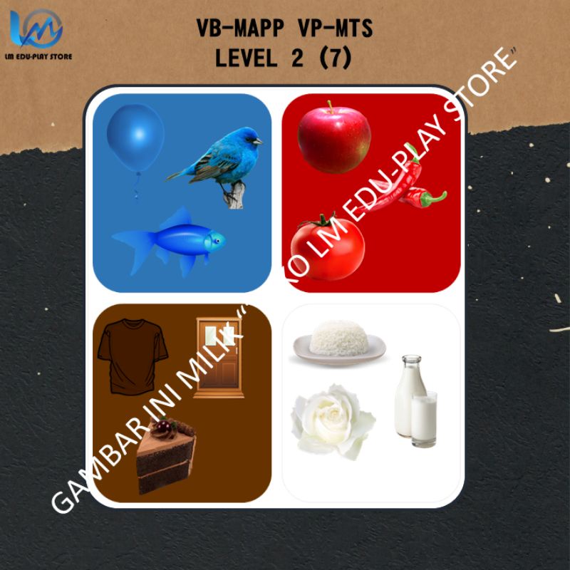 Jual FLASHCARD Kartu Belajar ABA VB-MAPP VP-MTS Level 2 (7) | Shopee ...