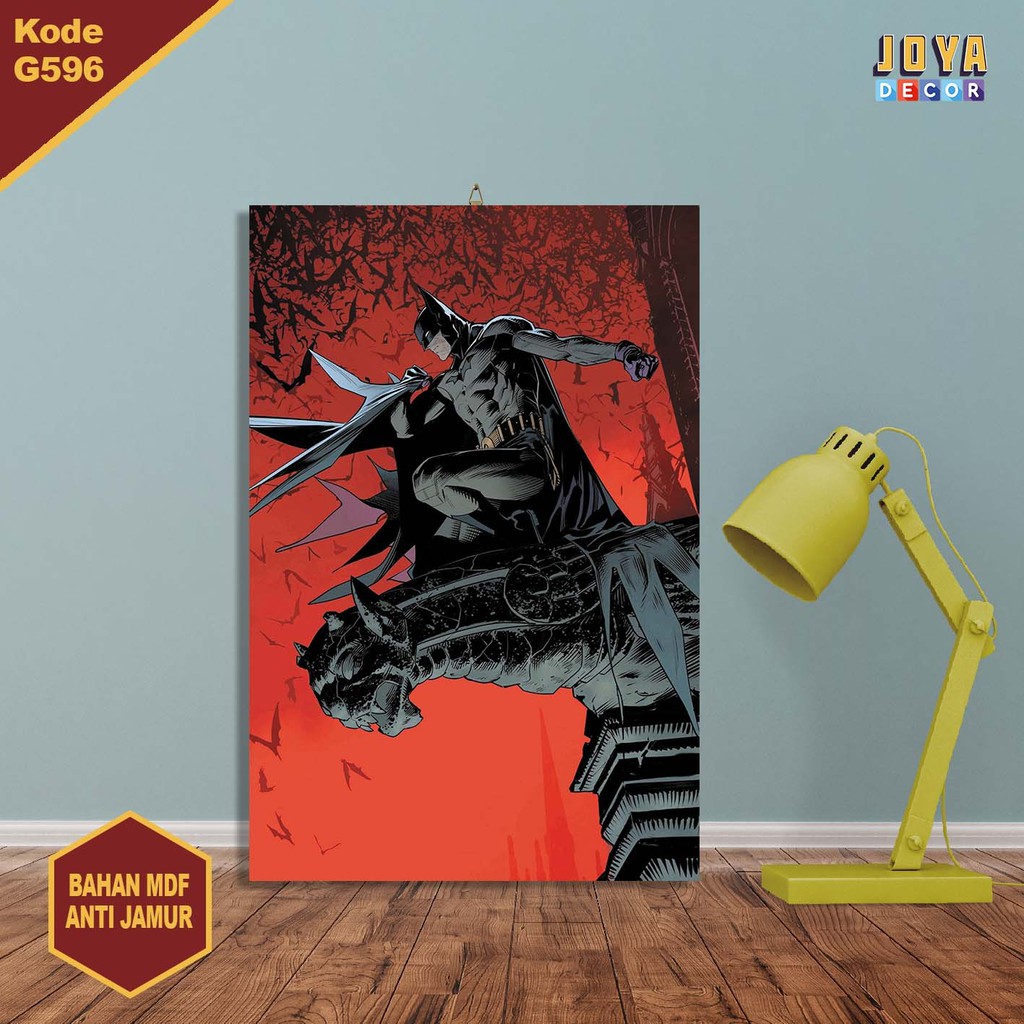 Jual Poster Kayu Hiasan Dinding Dekorasi Dinding Wall Decor Batman ...
