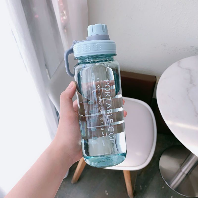 Jual Botol Minum Traveling Bening PORTABLE CUP 1 Liter BPA FREE ...