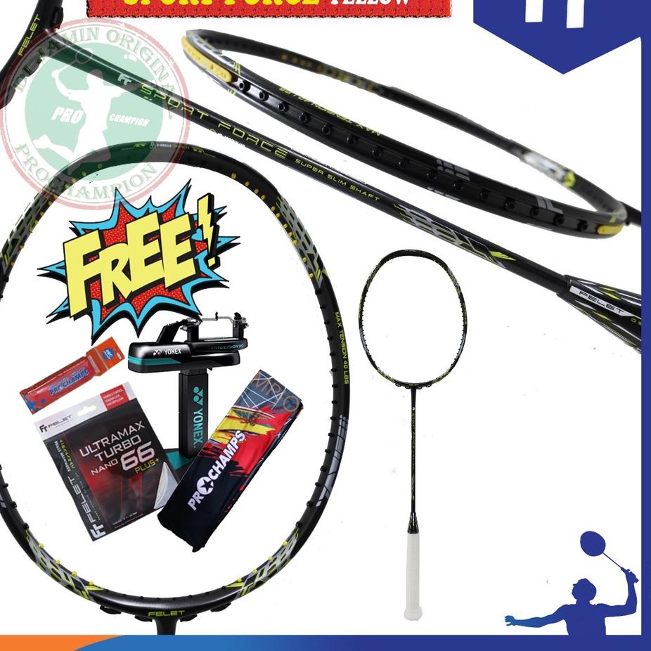 Jual Paling Sesuai.. Felet Sport Force Raket Badminton Original ...