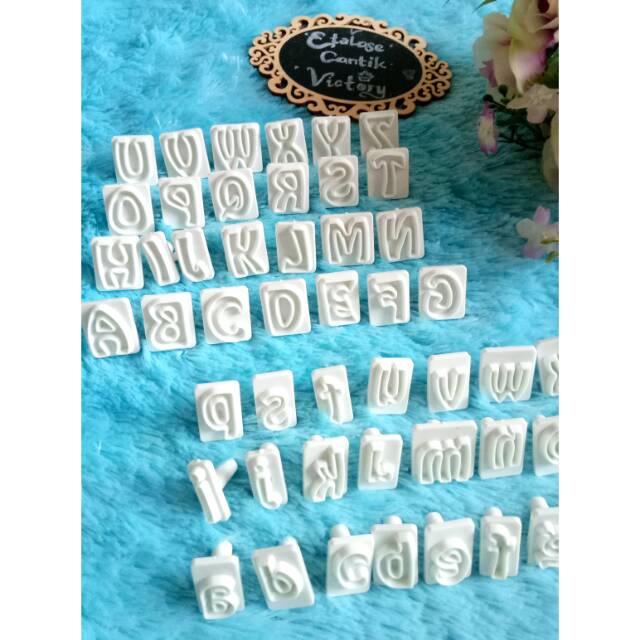 Jual Cetakan huruf alfabet cutter /cetakan abjad /alfabet | Shopee ...