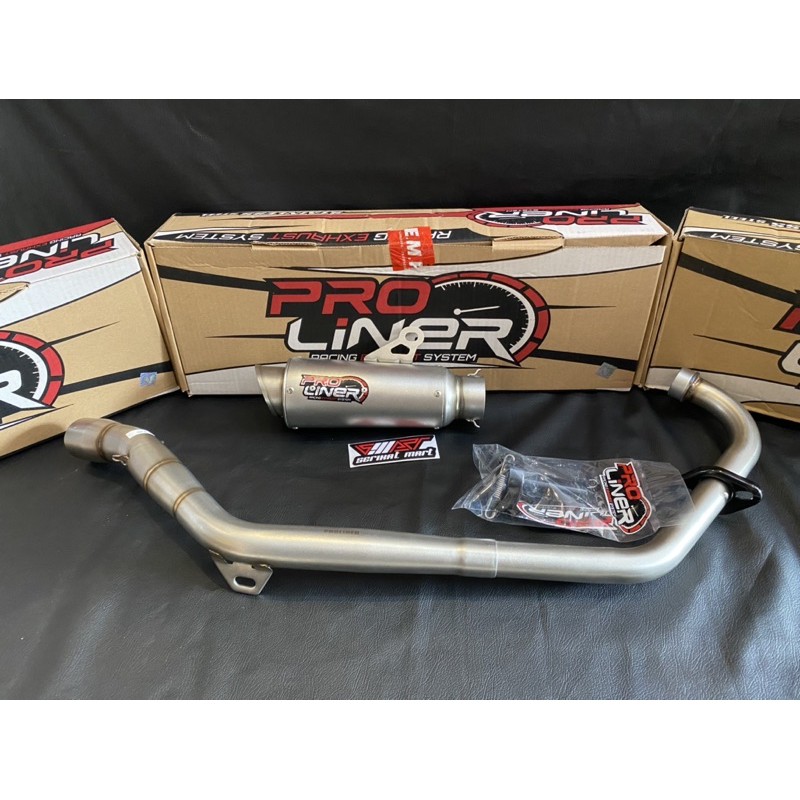 Jual PROLINER/ KNALPOT PROLINER TR1 TYPE SHORT STAINLESS FULL SISTEM ...