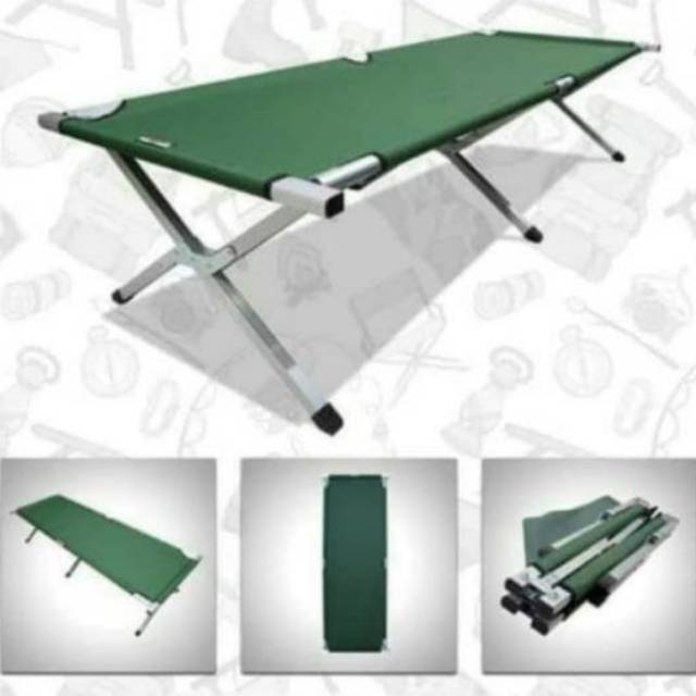 Jual Velbed Alluminium Foldable Bed Tempat Tidur Lipat Lapangan ...
