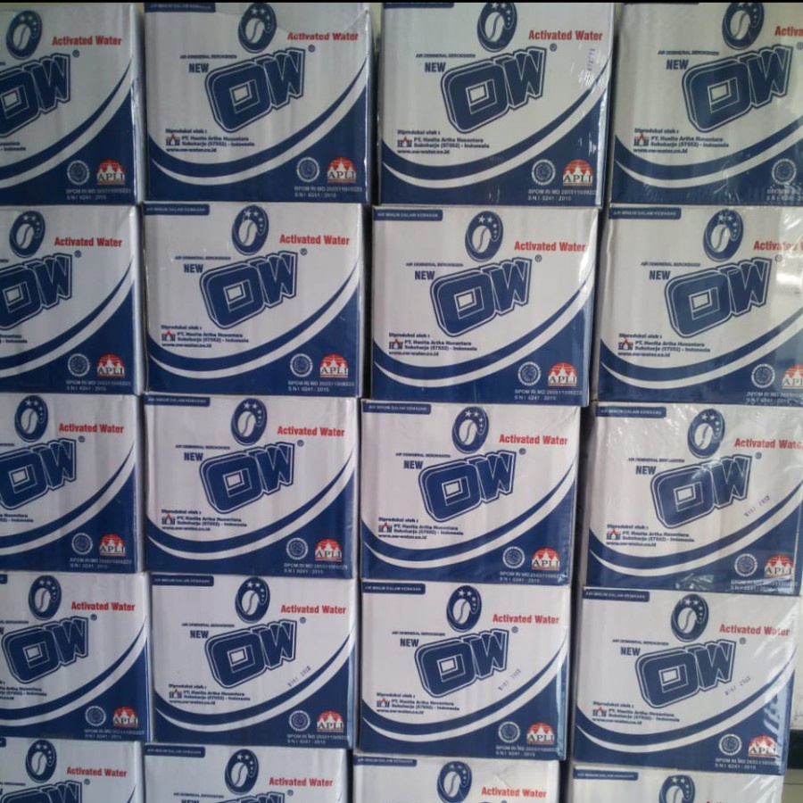 Jual OW Water OXY Oxygen Water Air Mineral OXI 1 Dus 488 ml ( 24 botol ...