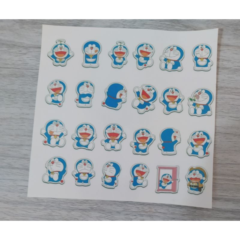 Jual Stiker Estetik Doraemon 24 pcs Sticker Vinyl Hp Laptop Tumbler ...