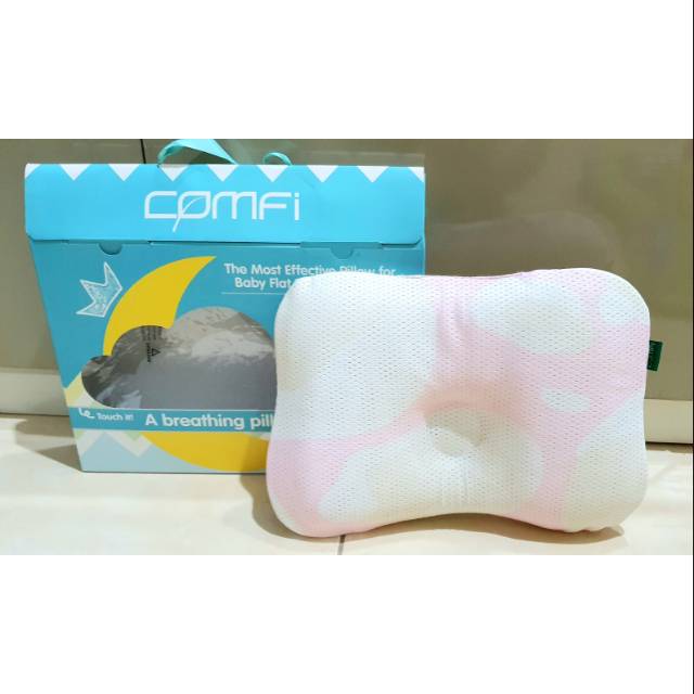 Jual Comfi Breathing Pillow Newborn Pink ( preloved ) | Shopee Indonesia