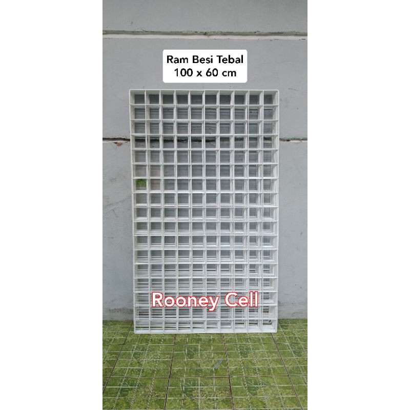 Jual Ram Besi Putih 100 x 60 cm BESI TEBAL Pajangan Dinding aksesoris ...