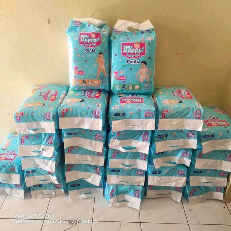 Jual diapers baby happy kemasan Besar dan kecil | Shopee Indonesia