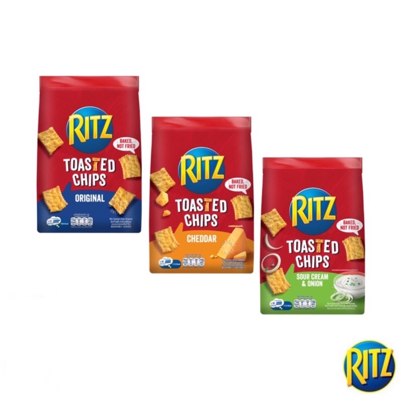 Jual RITZ Toasted CHIPS Oven Baked Cracker Original, Cheddar, Sour ...