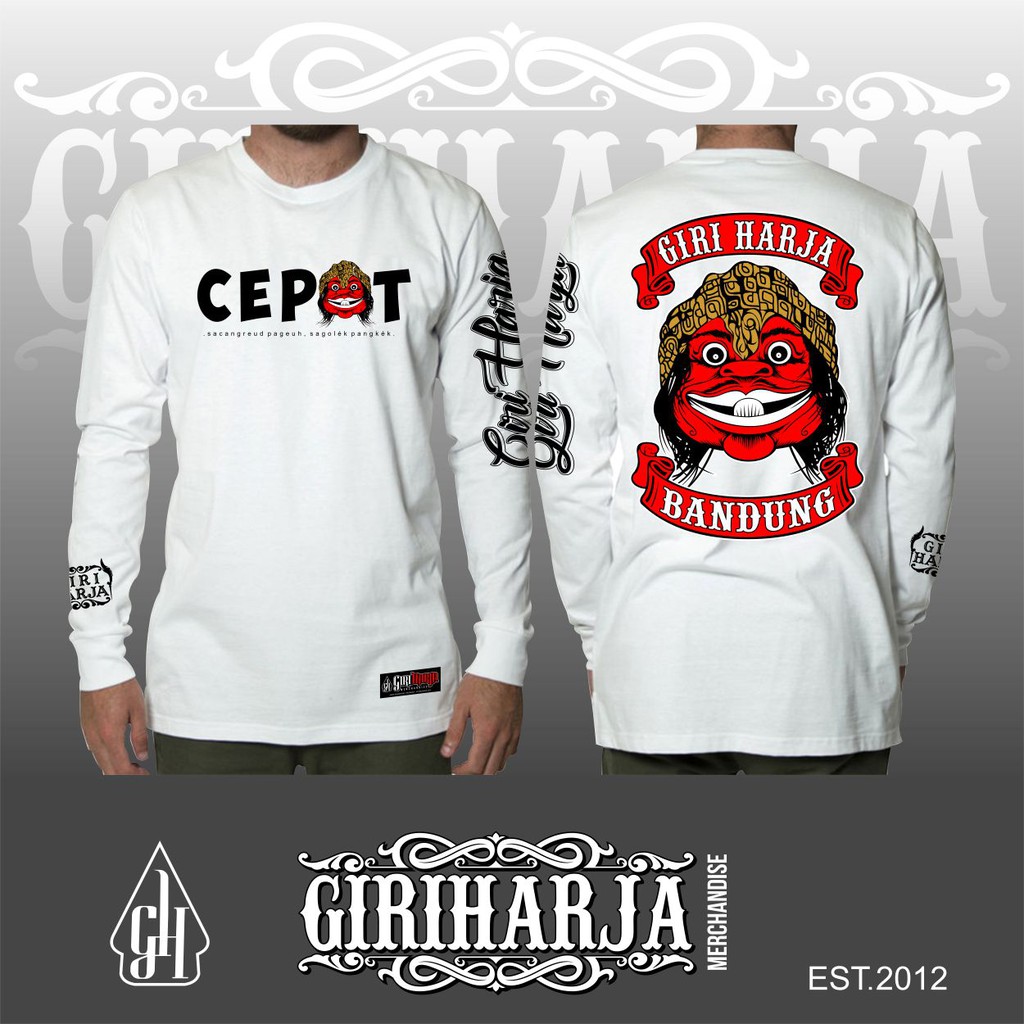 Jual Kaos wayang golek Cepot / kaos wayang golek Giri Harja / Kaos ...