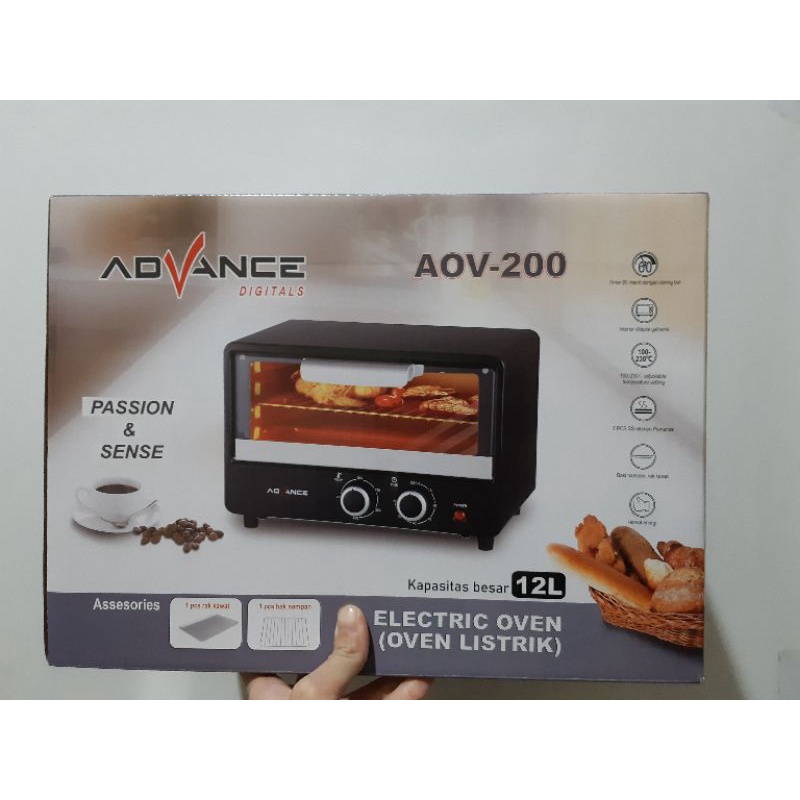 Jual ADVANCE OVEN LISTRIK/ ELECTRIC OVEN 12Liter AOV-200 | Shopee Indonesia