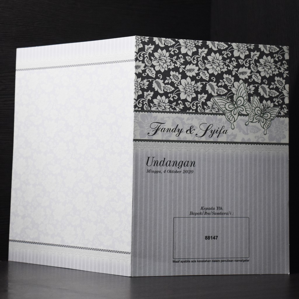 Jual UNDANGAN PERNIKAHAN/KHITANAN/CETAK UNDANGAN MURAH ERBA 88147 (2020 ...