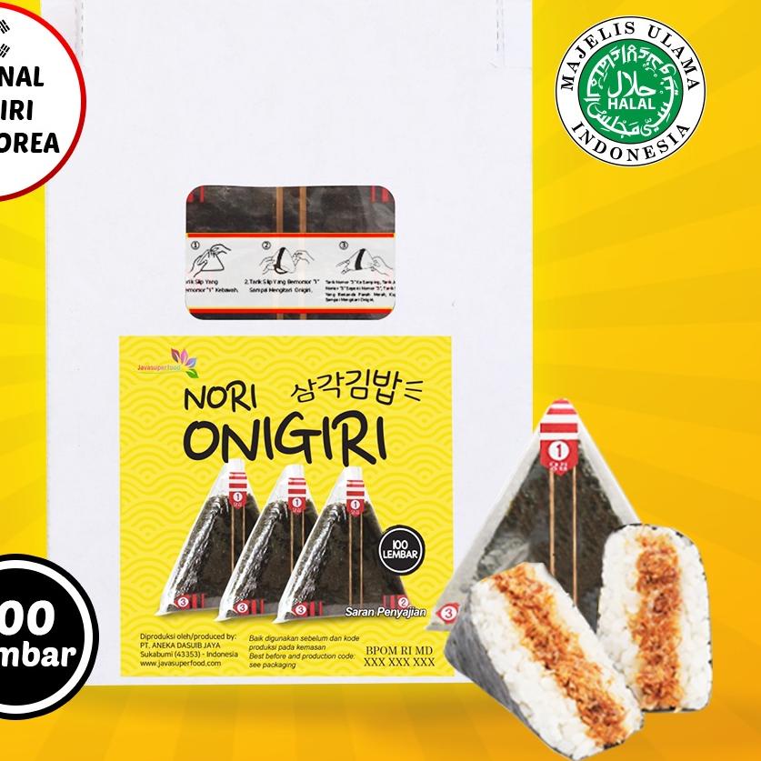 Jual WOW MURAH NORI ONIGIRI | Nori Wrapper Khusus Bungkus Nori Triangle ...