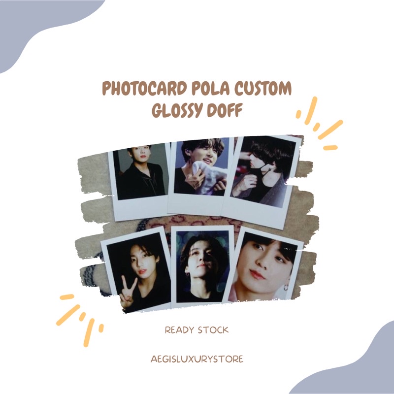 Jual PHOTOCARD POLA CUSTOM GLOSSY DOFF | Shopee Indonesia