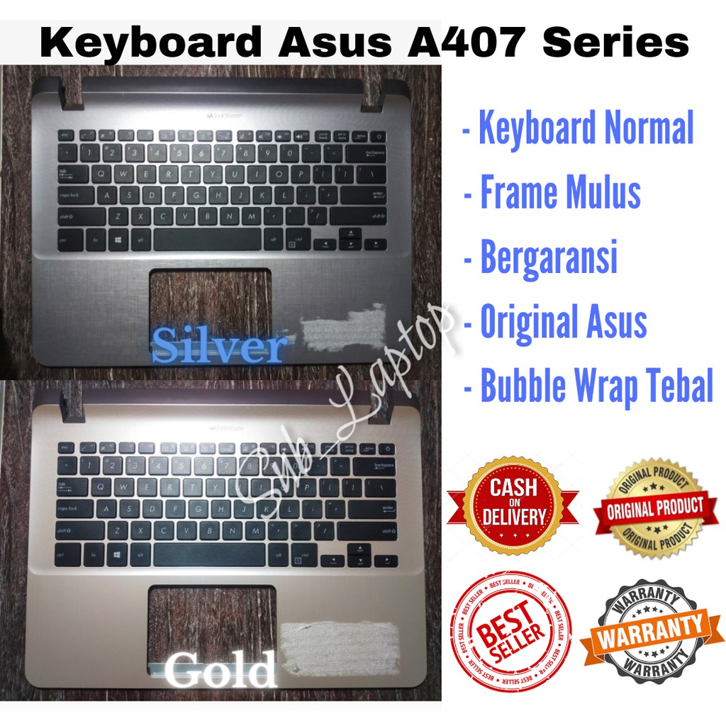 Jual Keyboard Asus A407 X407 A407M A407U X407M X407U A407MA A407UA ...