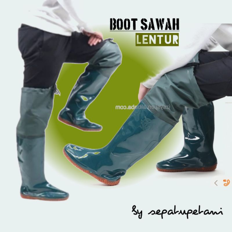 Jual Sepatu Boots Boot Import/Ap Boots/Sepatu Boot Sawah Petani/Sepatu ...