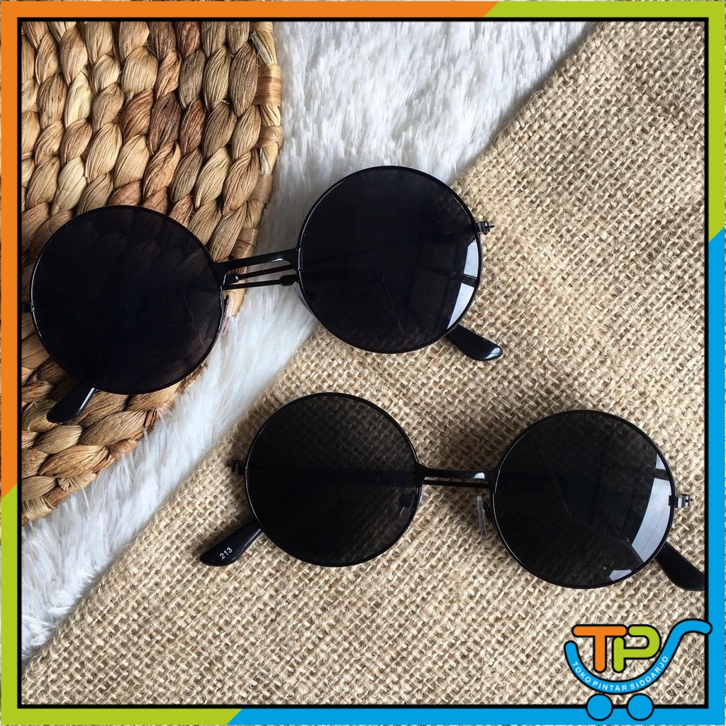 Jual KACAMATA BOBOHO HITAM DEWASA / BOBOHO FULL BLACK / KACAMATA BULAT ...