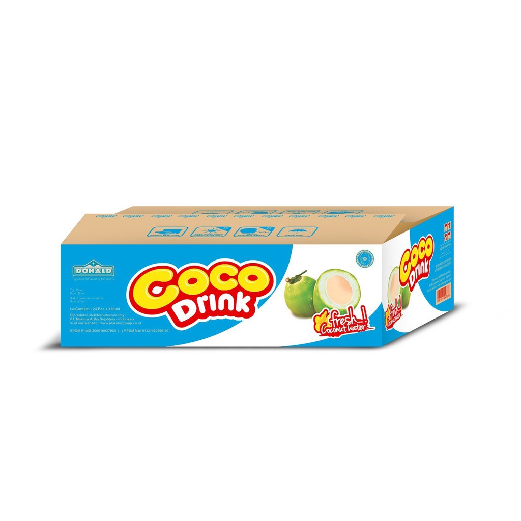 Jual Donald - Coco Drink 1 Carton | Shopee Indonesia