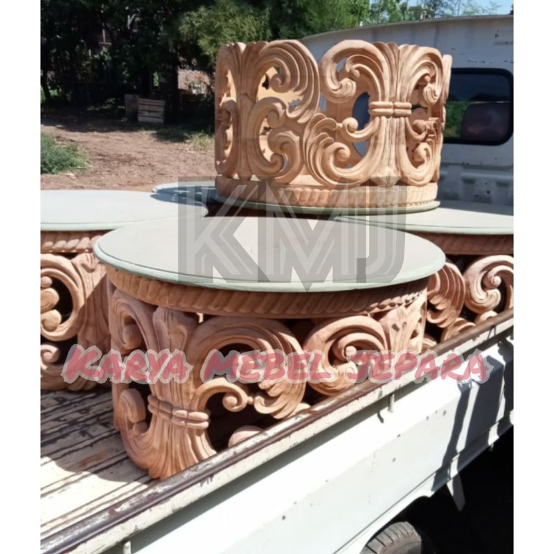 Jual [MEJA] JACKSON MAHONI + TOP MDF | Shopee Indonesia