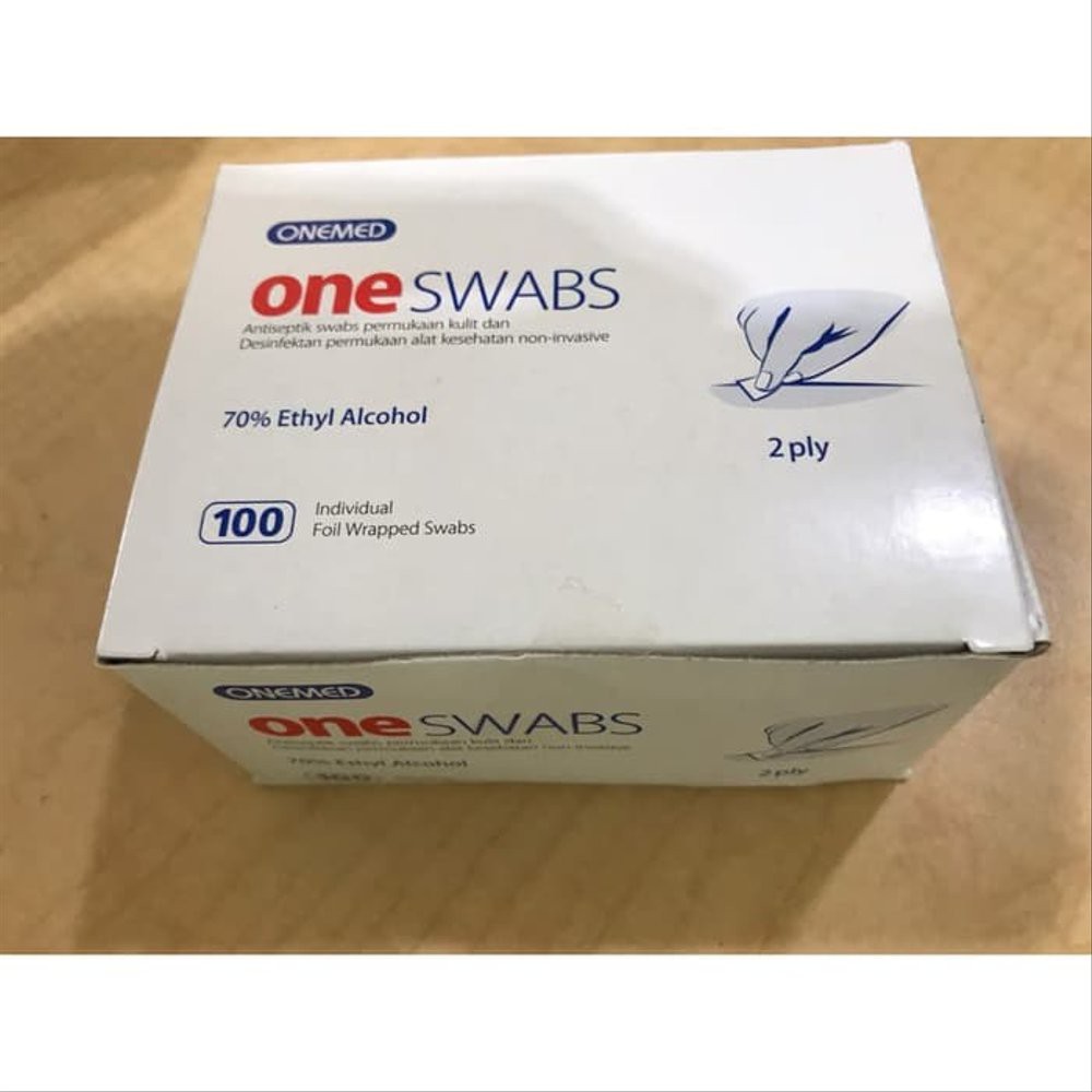 Jual TISSUE ALKOHOL ONESWAB ONEMED 100pcs | Shopee Indonesia