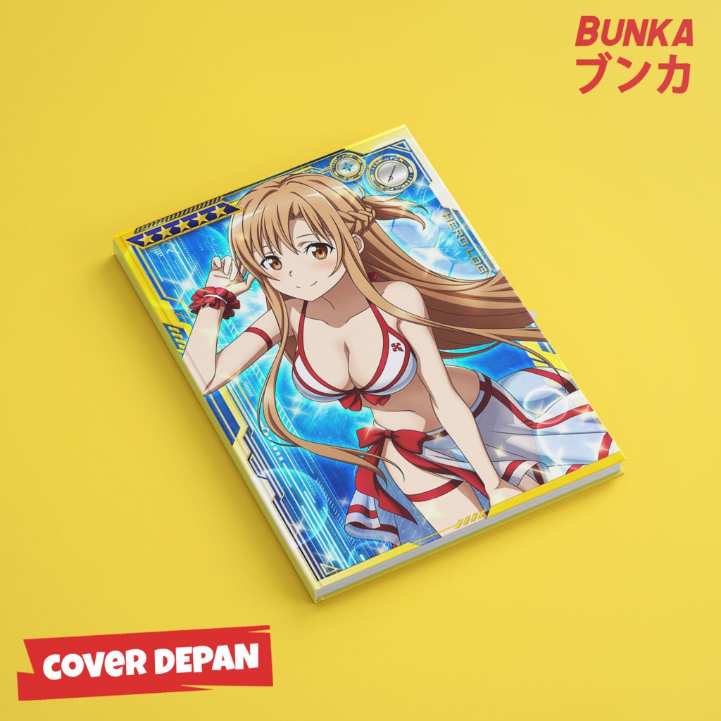 Jual Notebook Anime Sword Art Online Asuna Swimsuit Hardcover A5 Buku ...