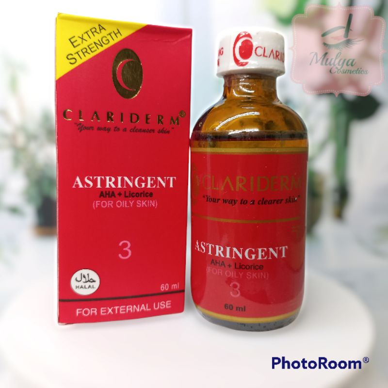 Jual Toner Claridem ORIGINAL PHILIPINE ASTRINGENT AHA+LICORICE FOR OILY ...