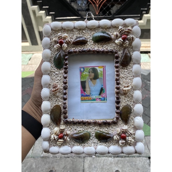 Jual frame foto kerang untuk prakarya murah | Shopee Indonesia
