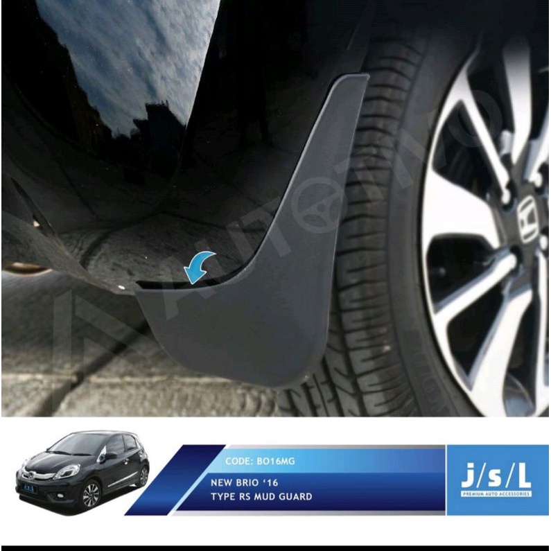 Jual New Brio RS Karpet Lumpur JSL/Mud Guard/Aksesoris Honda Brio ...