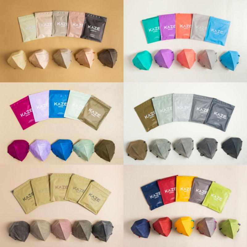Jual NEW SERIES KAZE Mask KN95 & Mask Mini / Masker Nagita / Masker ...