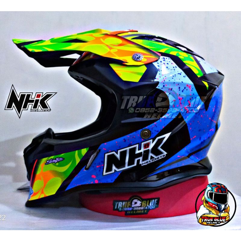 Jual HELM NHK CROSS ONE KAREL ABRAHAM Original 100% | Shopee Indonesia