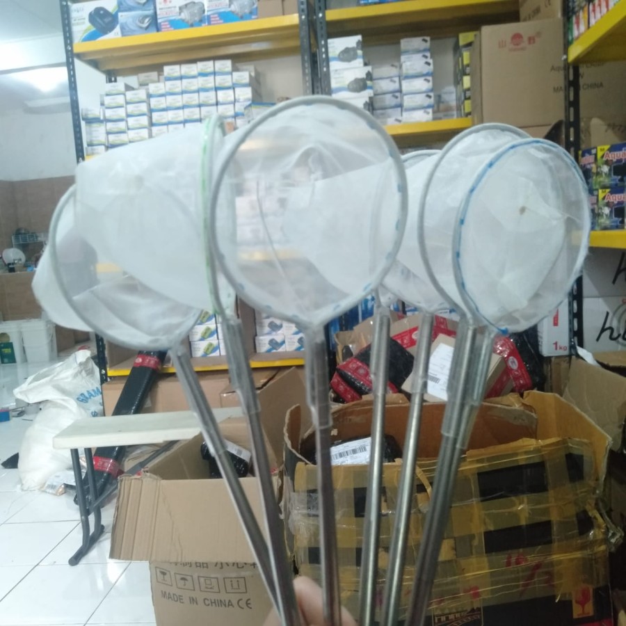 Jual SESER SEROKAN ARTEMIA SCREEN KECIL GAGANG STAINLESS | Shopee Indonesia