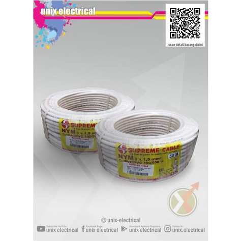 Jual Kabel NYM 3x1,5mm Supreme | Shopee Indonesia