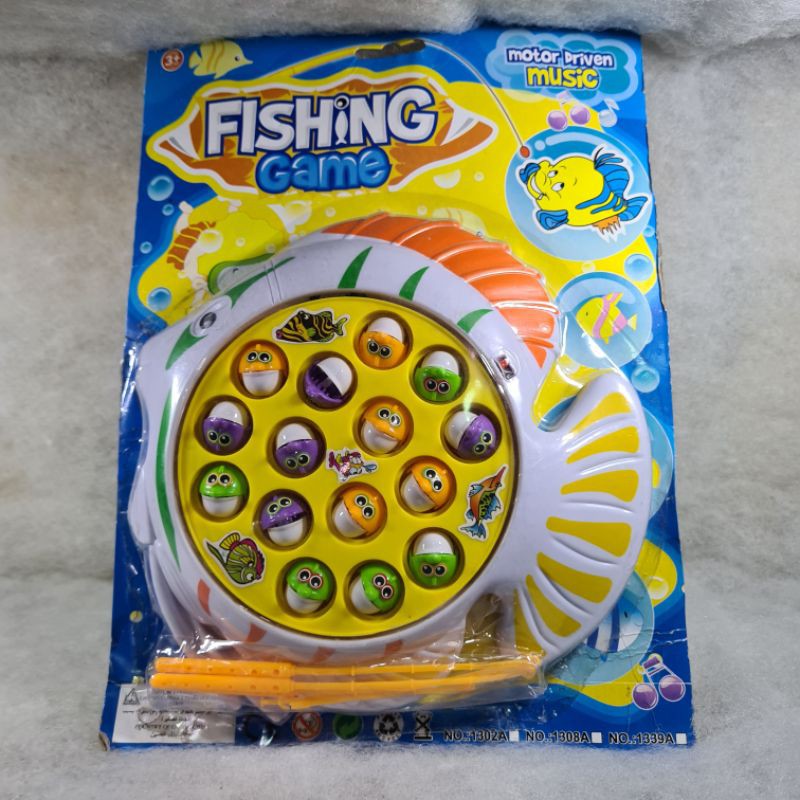 Jual Mainan Pancingan Ikan Fishing Game Muter Musik Driven 15ikan ...