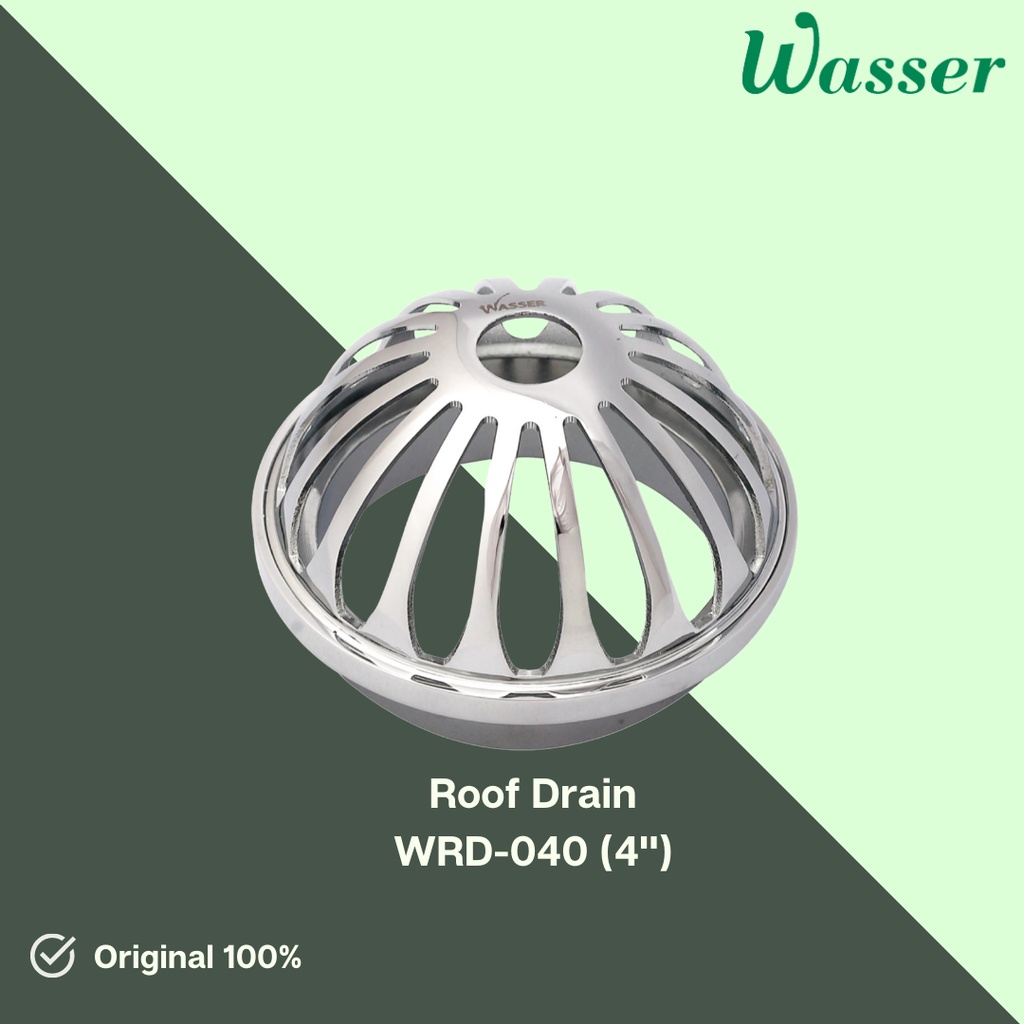 Jual Wasser Roof Drain 4inch WRD-040 (4") Saringan Air Atap dak ...